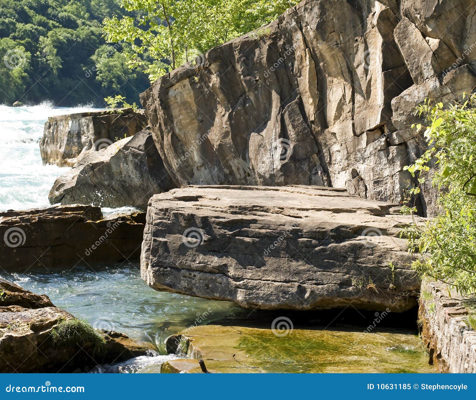 Niagara Gorge Rocks Royalty Free Stock Photo - Image: 10631185