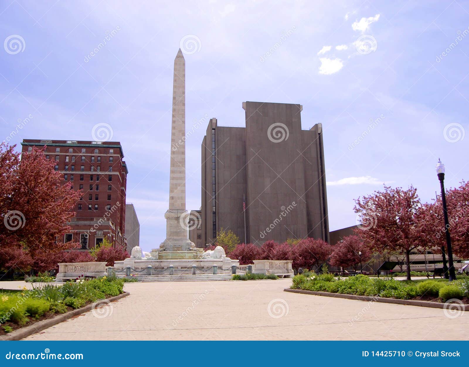 Niagara Square, Buffalo stock photo. Image of buildings - 14425710