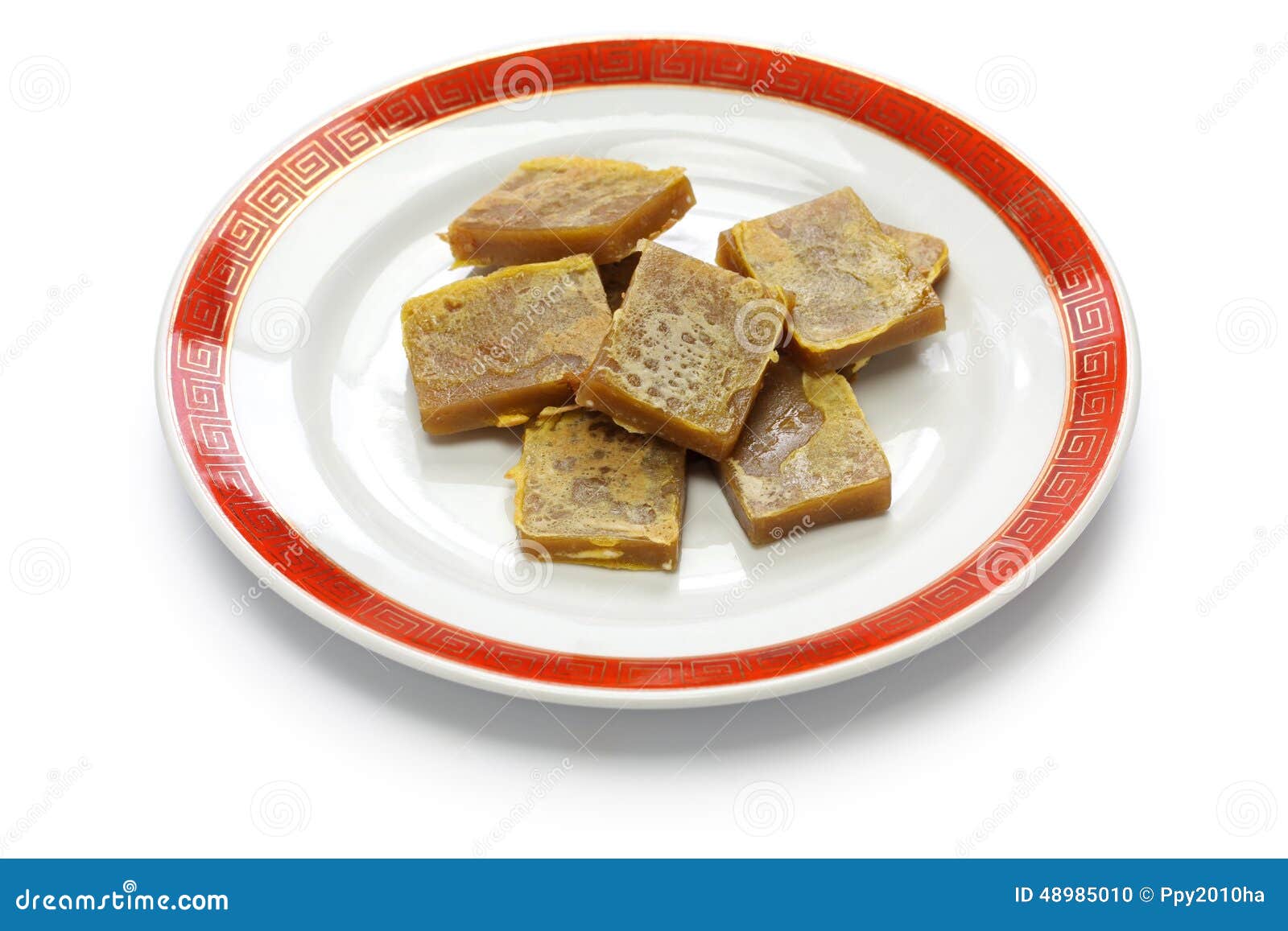 Nian Gao, Chinese New Year Rice Cake Stock Photo - Image of cuisine ...