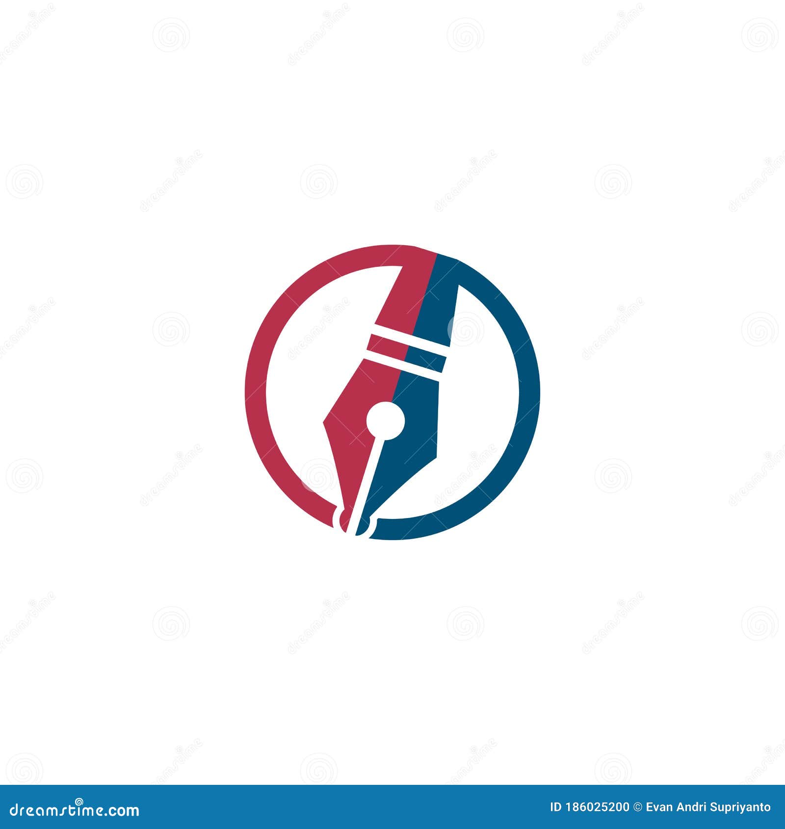 Nib Logo Template Vector Symbol Stock Vector - Illustration of icon ...