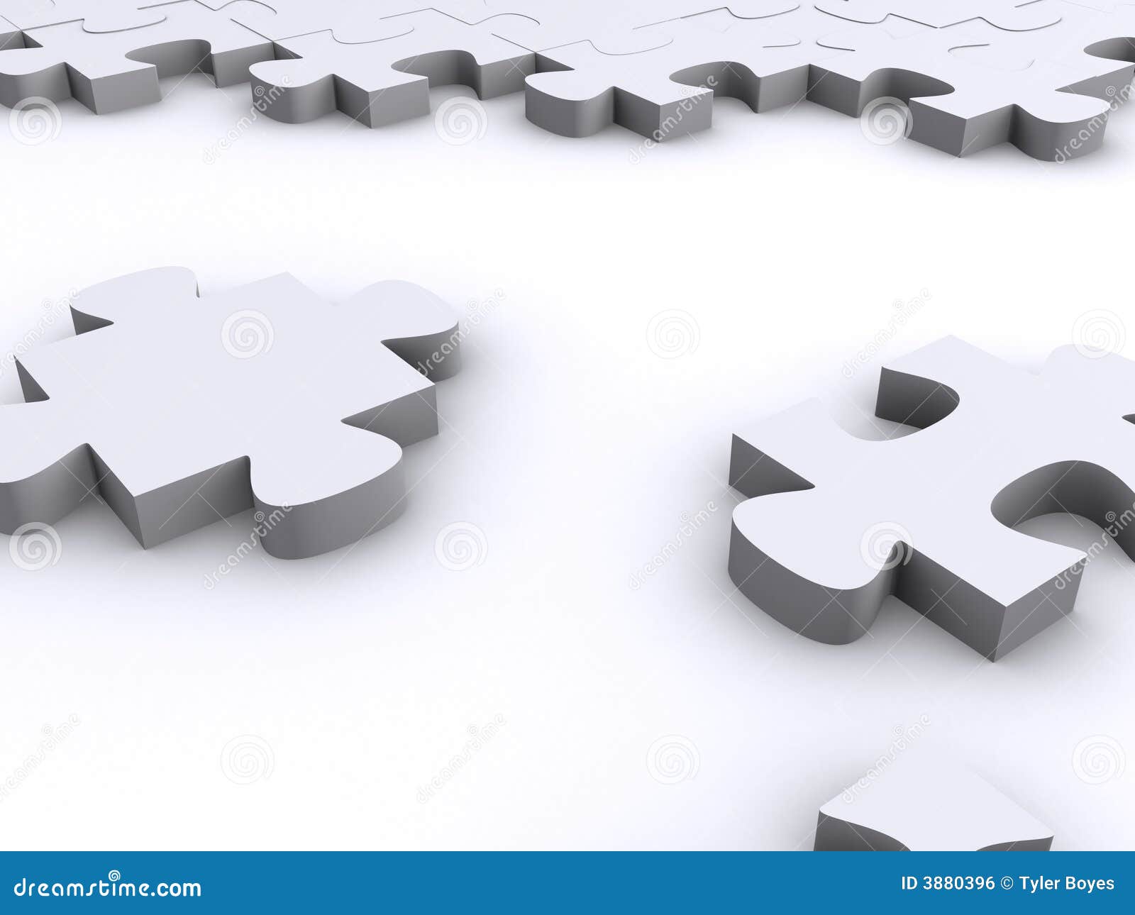 Nice 3d Puzzle Rendering Picture. Image: 3880396