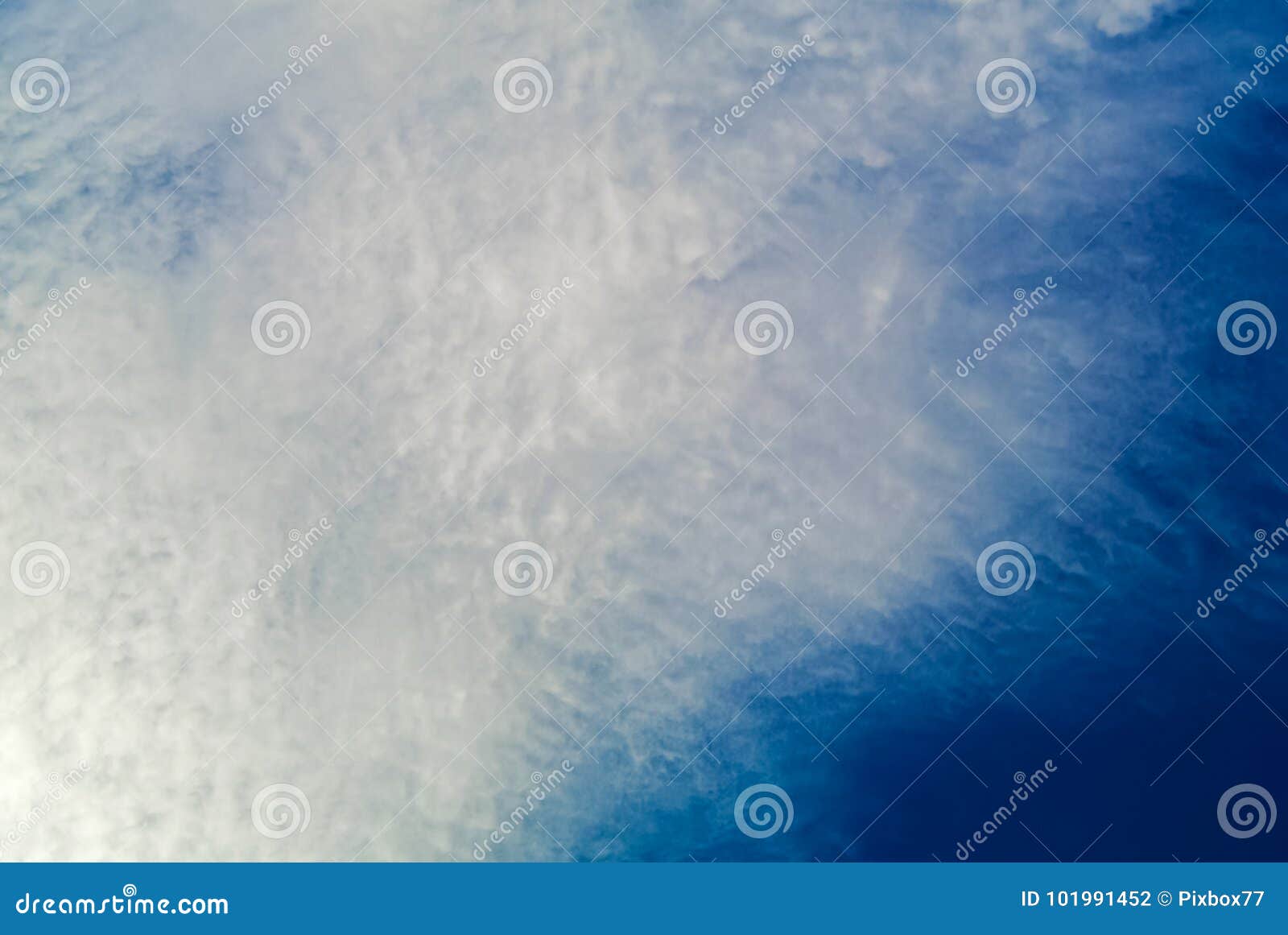 Nice Abstract Clouds in Deep Blue Sky Stock Photo - Image of white ...