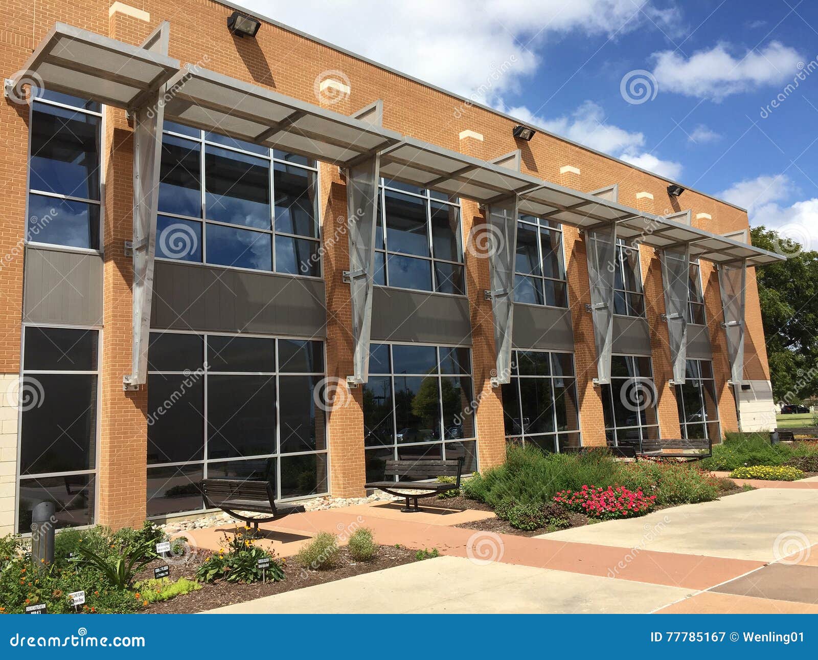 Nice Allen Public Library TX Editorial Photography - Image of ...