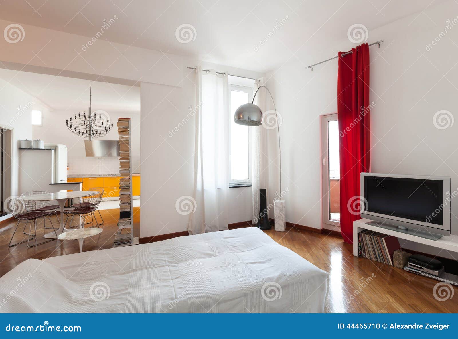 Nice apartment, interior stock photo. Image of curtain - 44465710