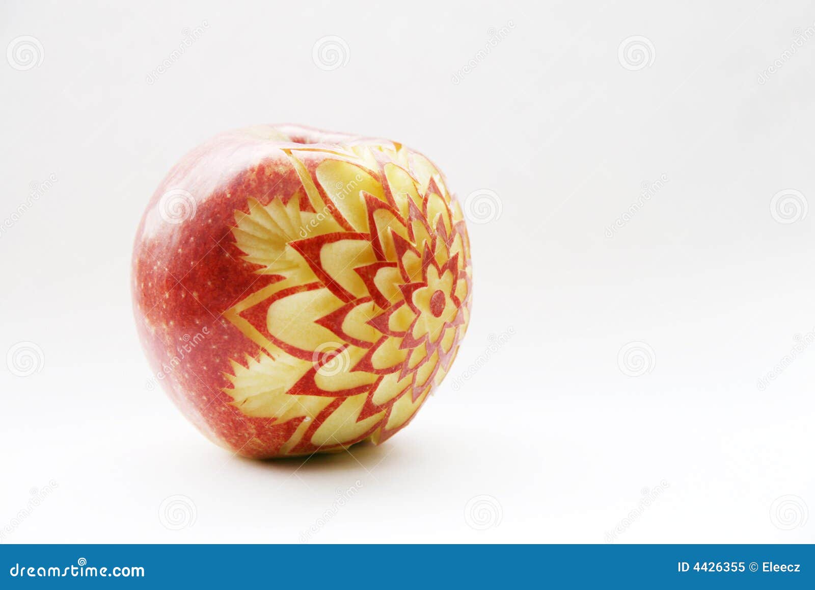Nice apple stock image. Image of fruit, vitamin, ornament - 4426355