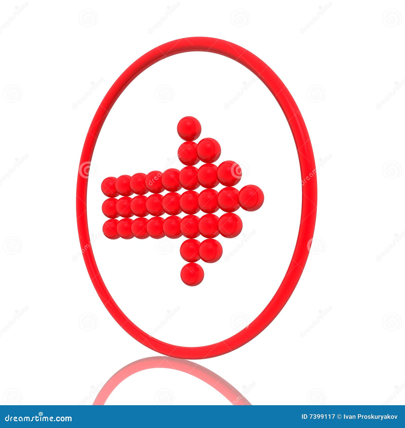 Nice arrow stock illustration. Illustration of arrow, direction - 7399117