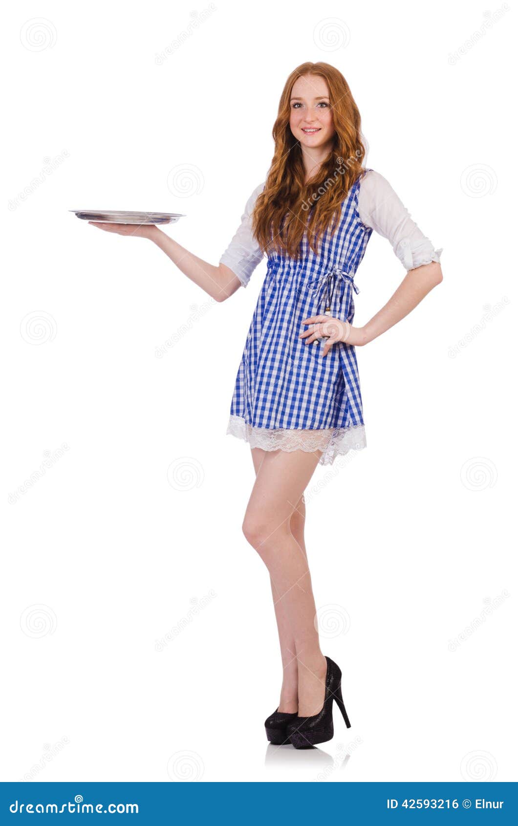 Nice attractive waitress stock photo. Image of girl, bavaria - 42593216