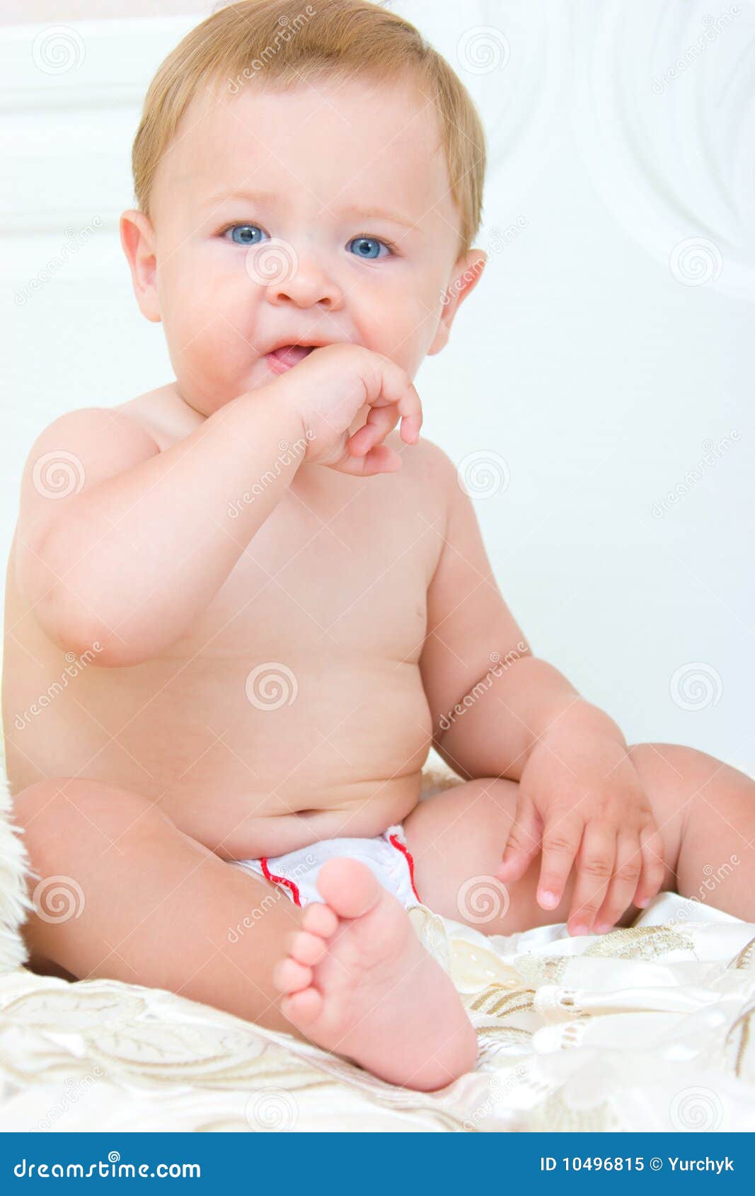 Nice baby portrait stock image. Image of clean, life - 10496815
