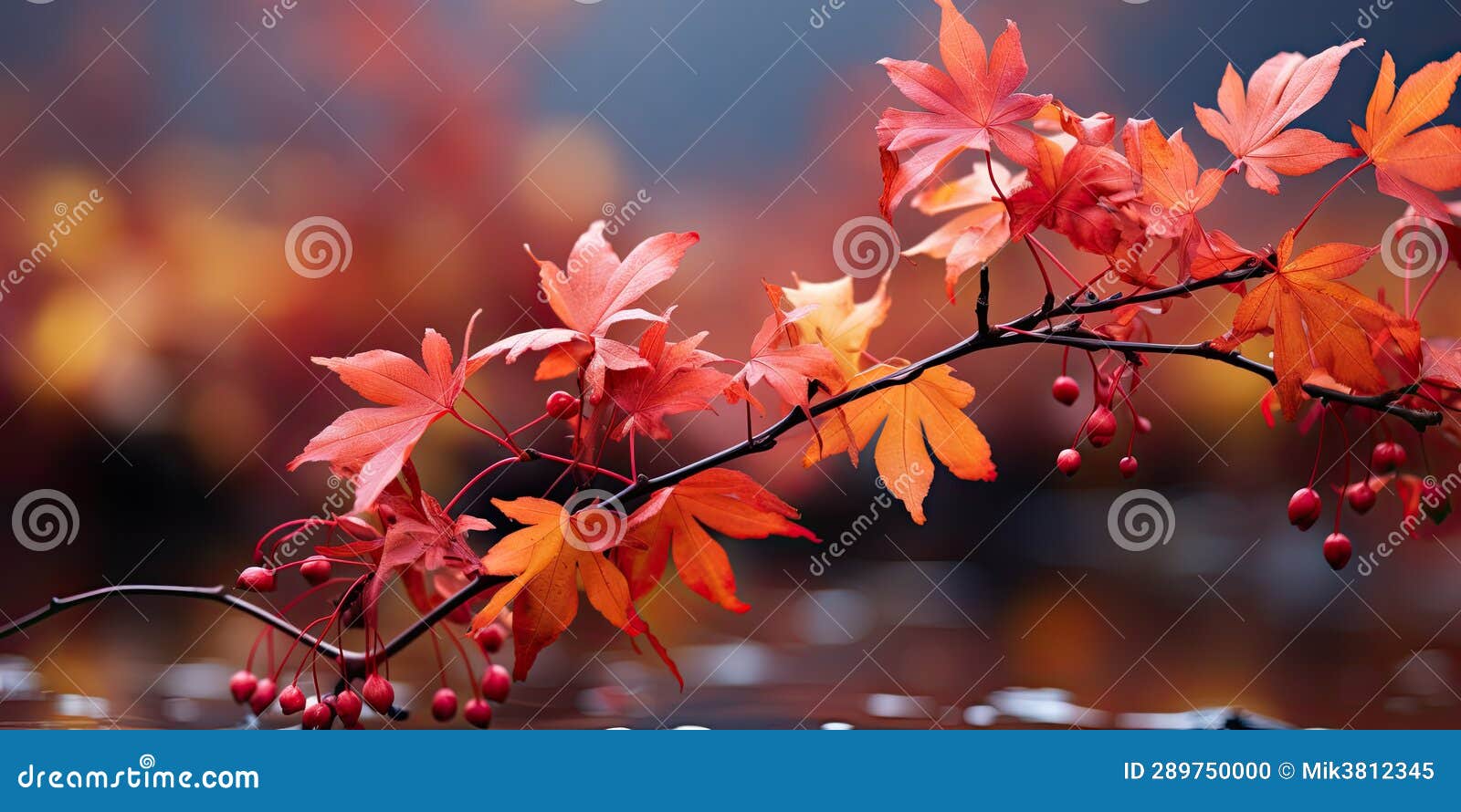 Nice Background for Autumn and Fall Concept. Stock Illustration ...