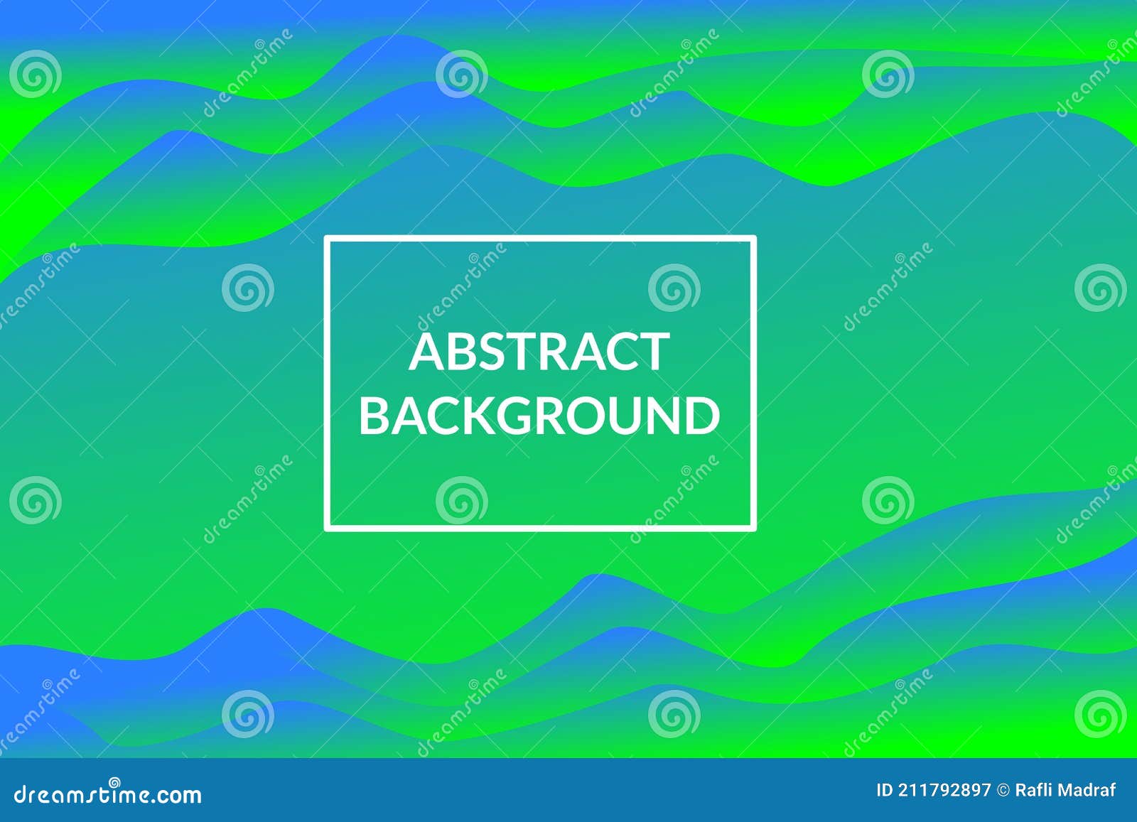 Nice Background with Beautiful Gradation Waves in Blue Green, Abstract ...