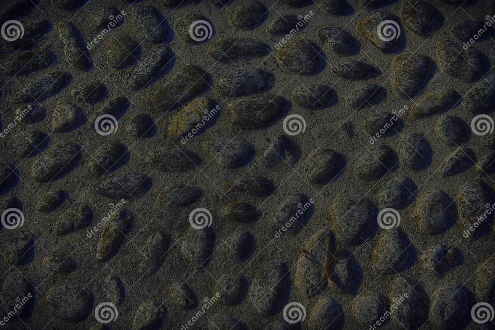 Nice Background Image of Pebbles, Round Rocks Texture Stock Image ...