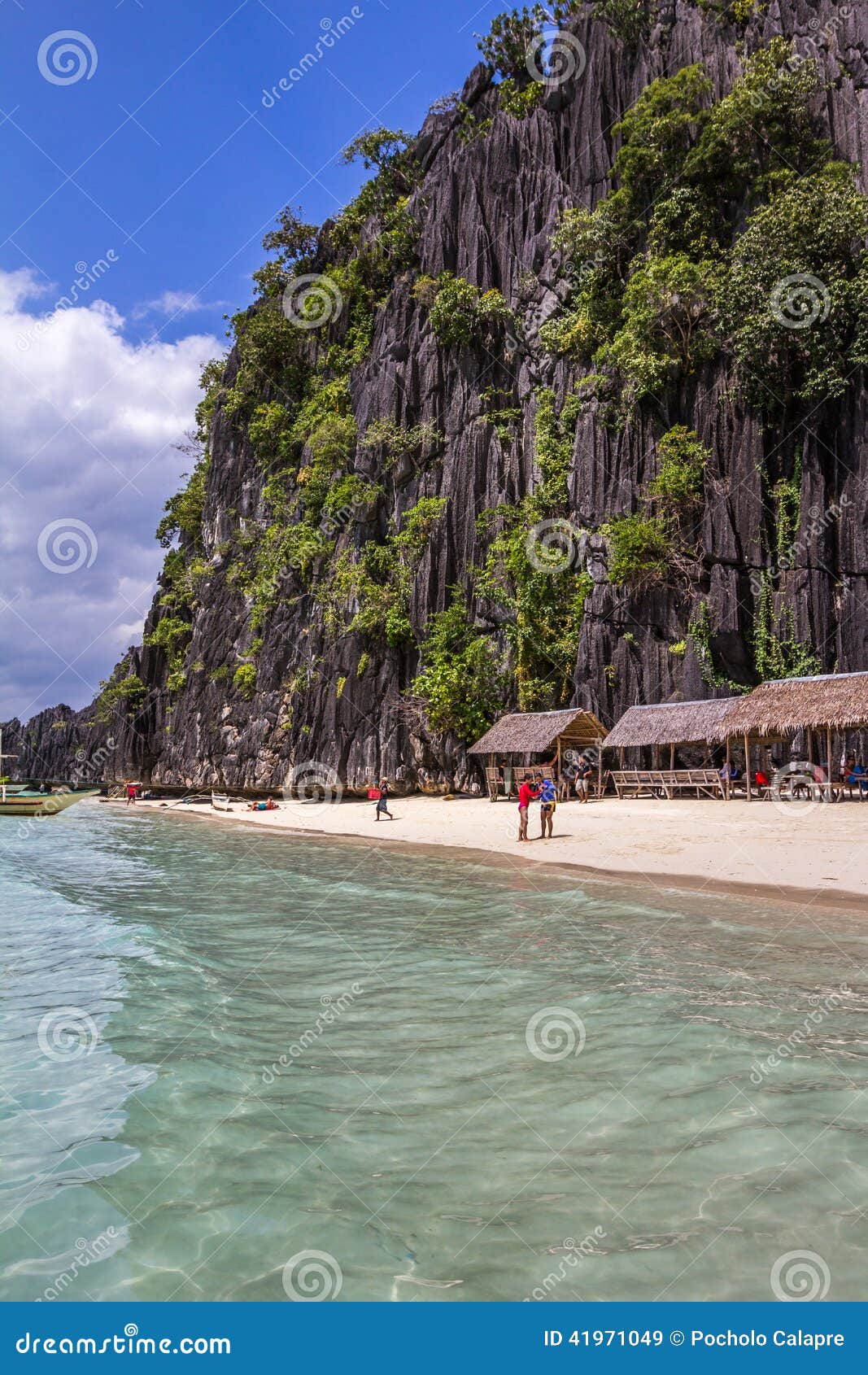 Nice Beach in Palawan Philippines Editorial Stock Image - Image of ...