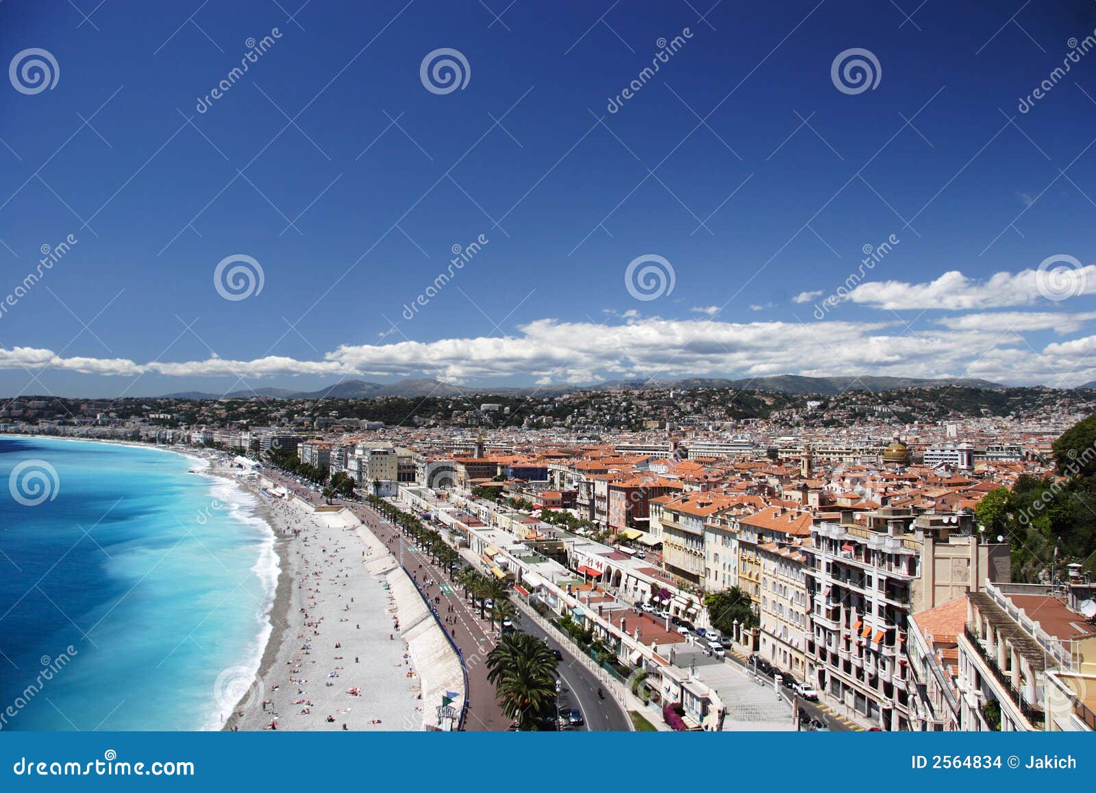 Nice beach and town stock photo. Image of aquatic, cassis - 2564834
