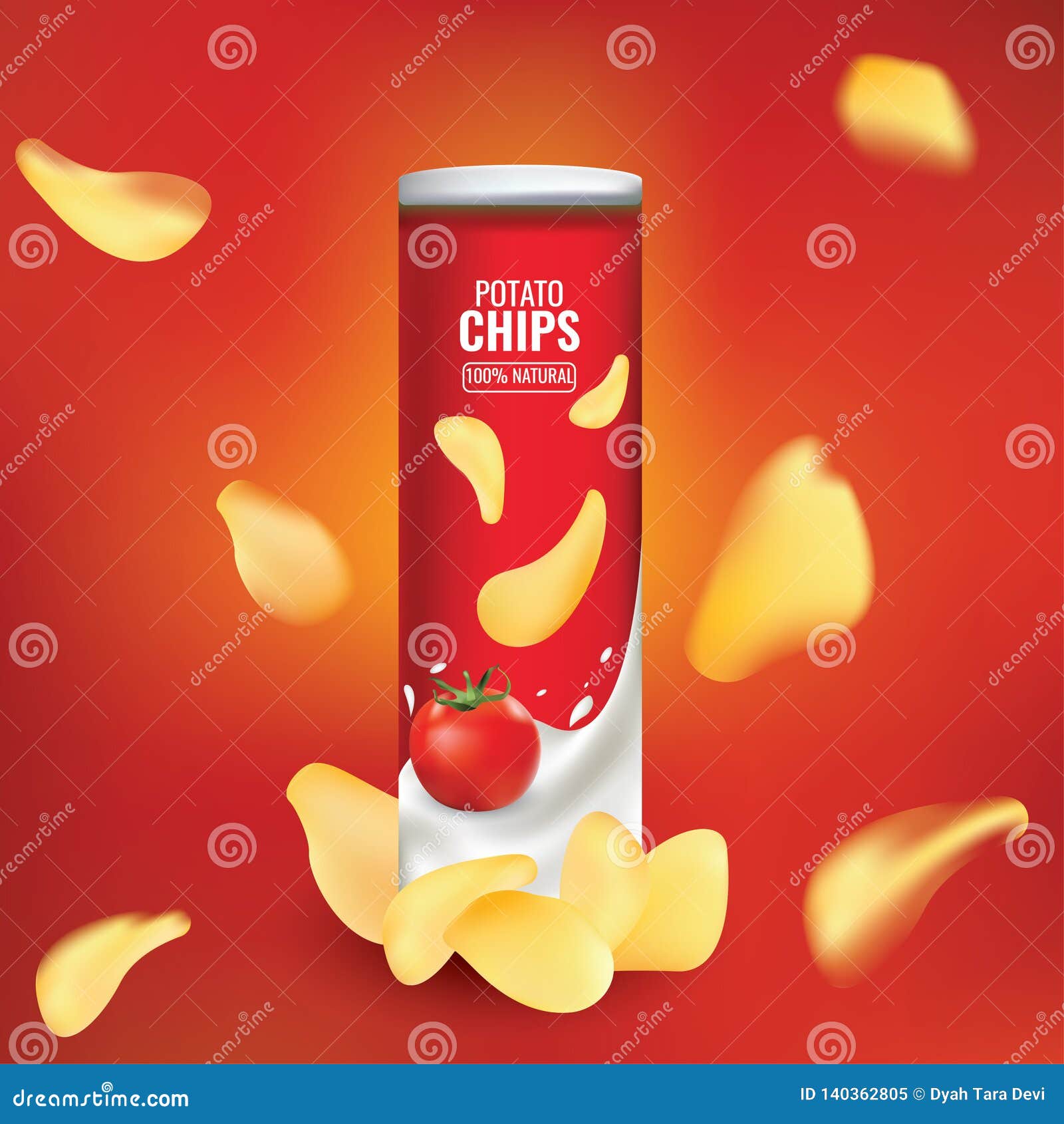 Nice and Beautiful Abstract or Poster for Chips Packing or Presentation ...