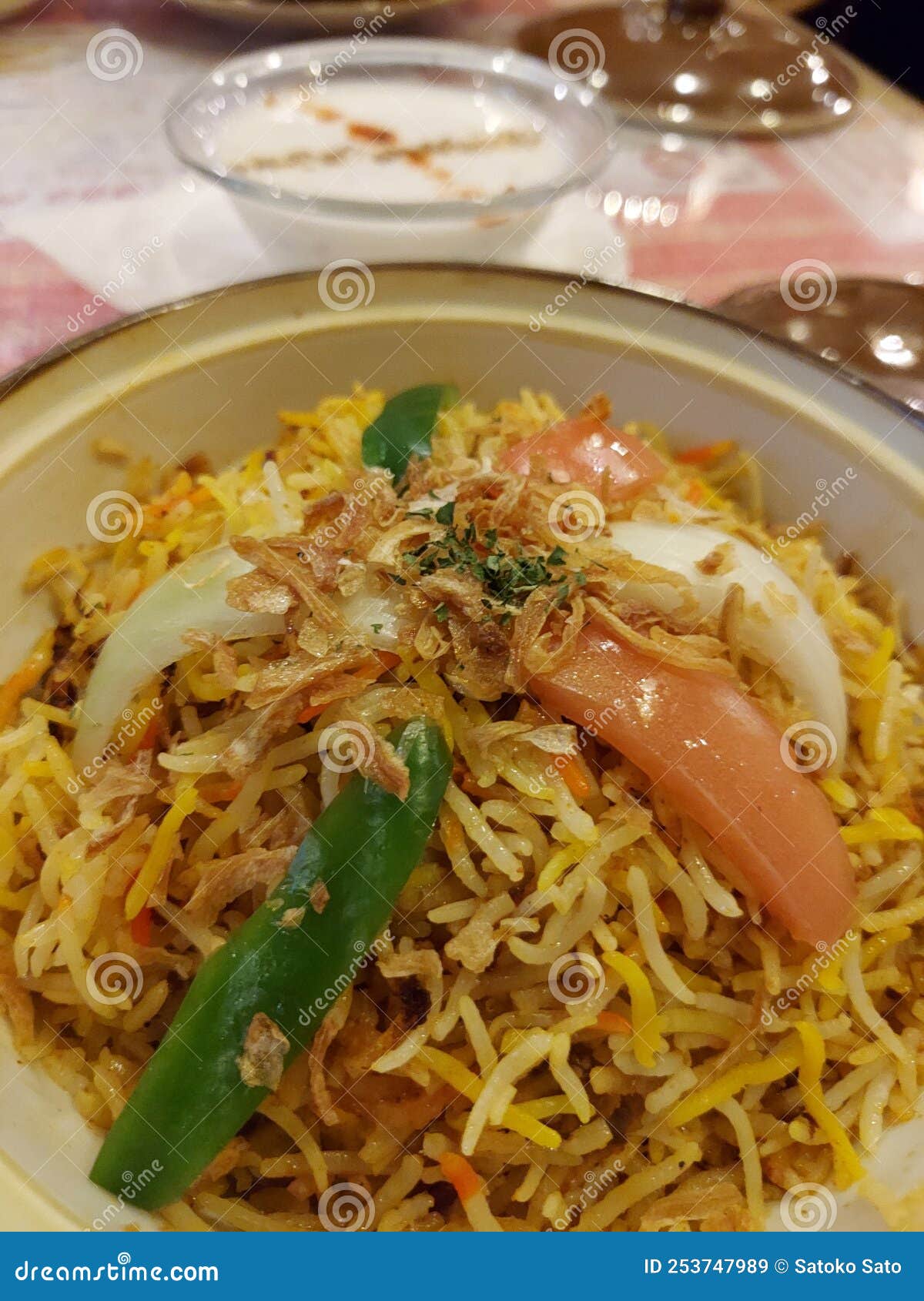 Nice biryani stock image. Image of cuisine, soup, curry - 253747989