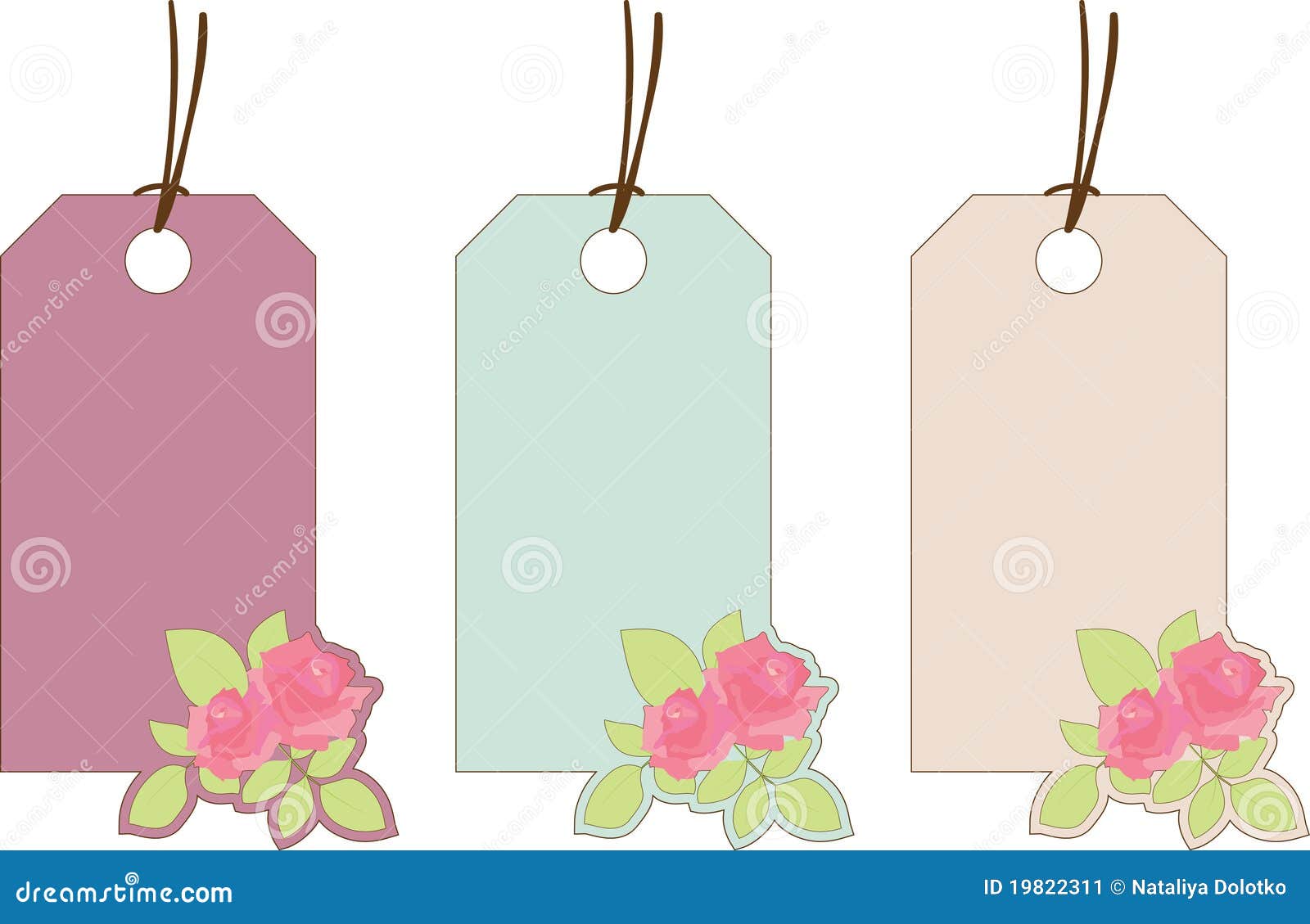 Nice blank tags stock vector. Illustration of artwork - 19822311