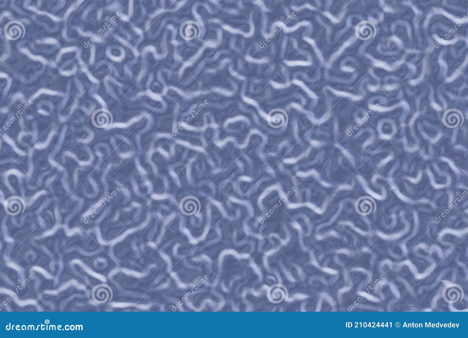 Nice Blue Pattern with Fluent Shapes Digitally Drawn Texture or ...