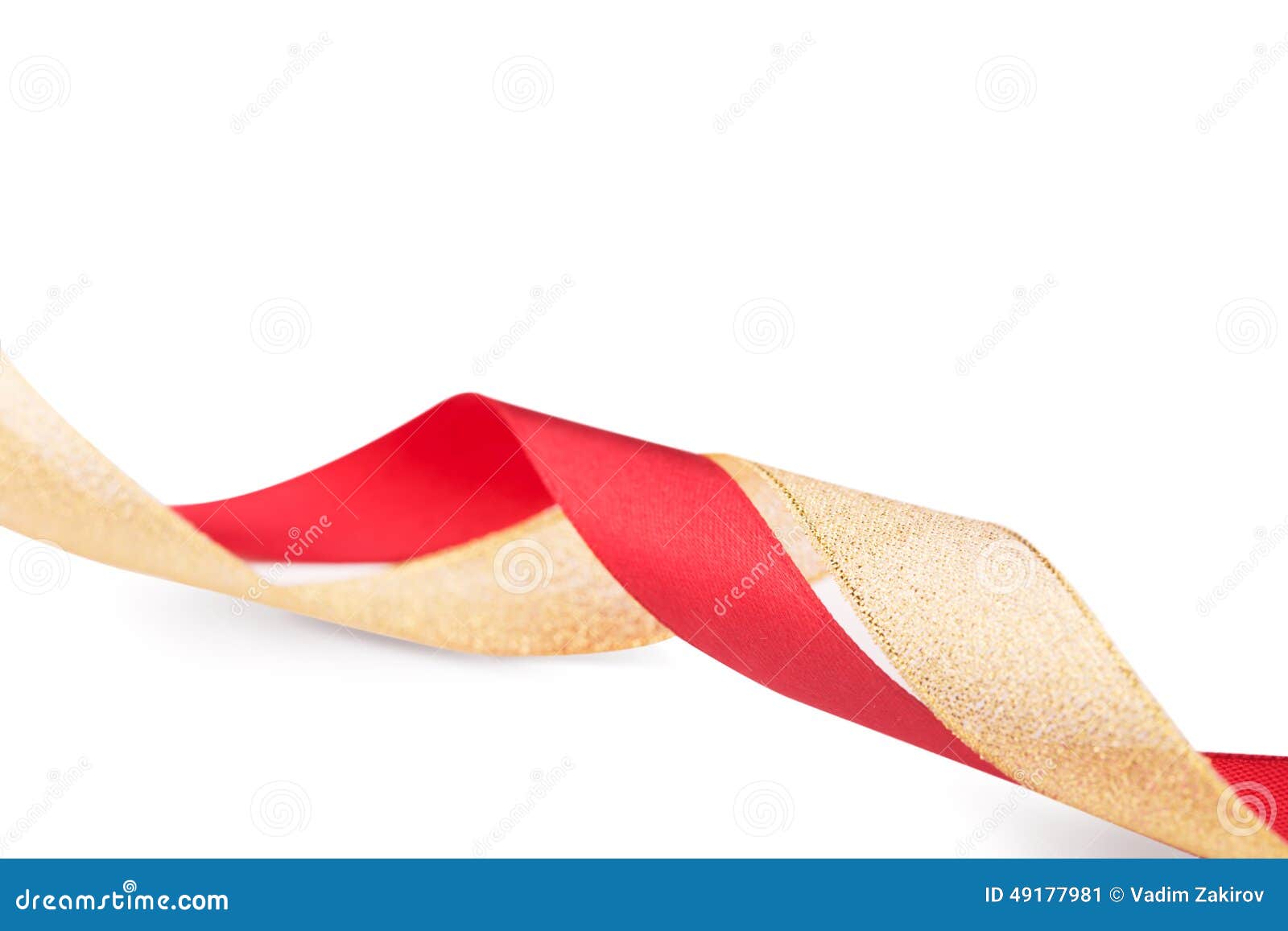 Nice Blue and Silver Satin Ribbons Stock Image - Image of gift ...