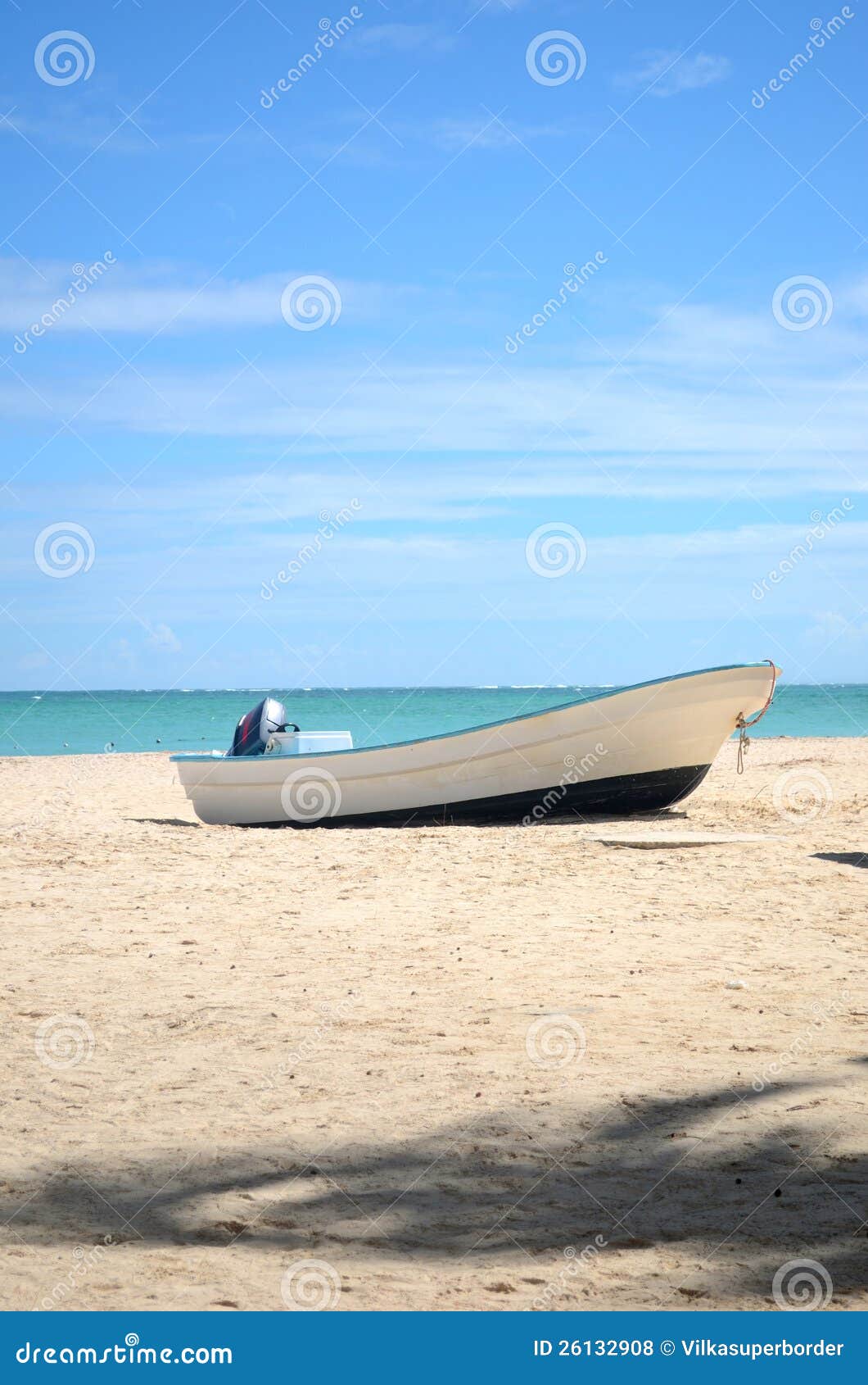 Nice Boat is Standing on the Beach Stock Photo - Image of nice, deep ...