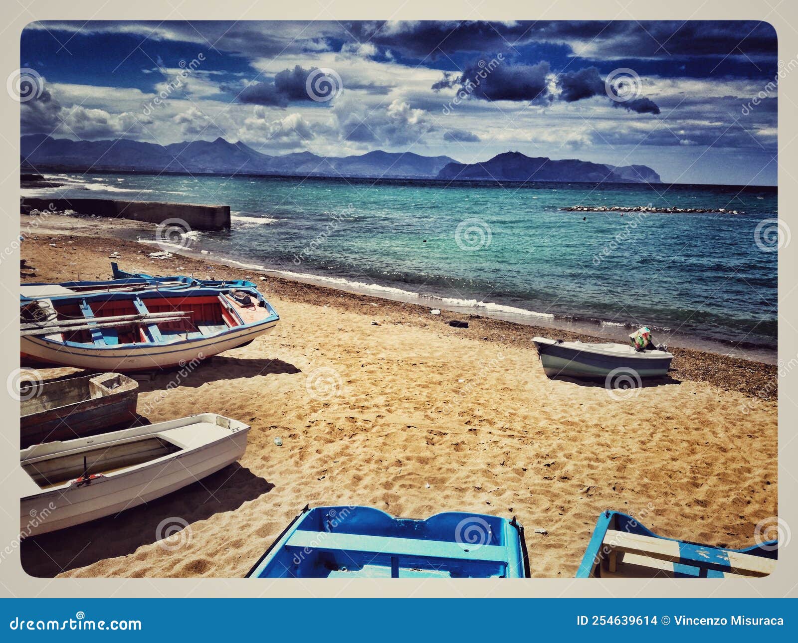 Nice boats in Aspra stock photo. Image of nice, boats - 254639614