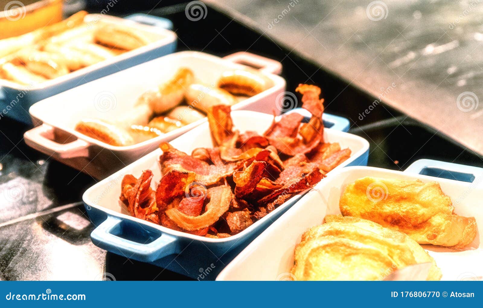 Nice Buffet Line in a Hotel Stock Photo - Image of business, dinner ...