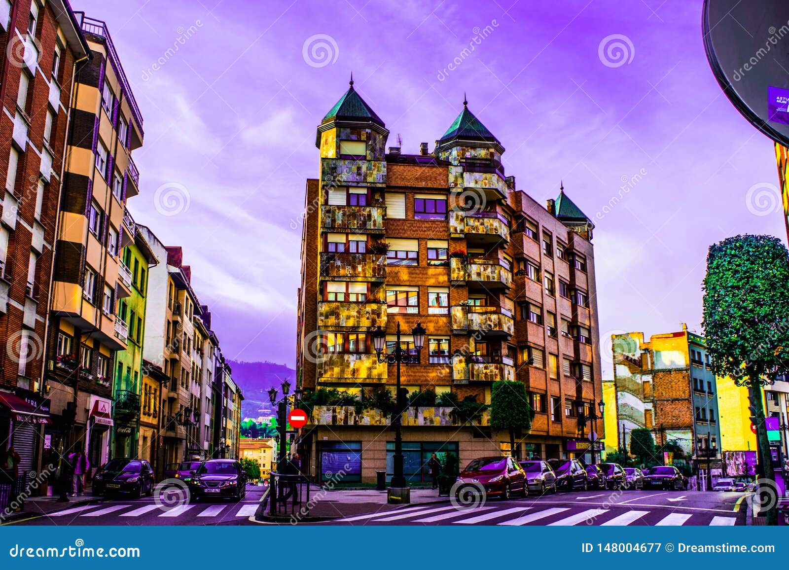 Nice Building in the North of Spain Editorial Photography - Image of ...