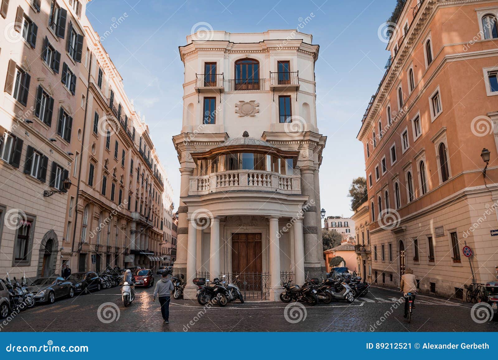 Nice building rome editorial photo. Image of europe, street - 89212521