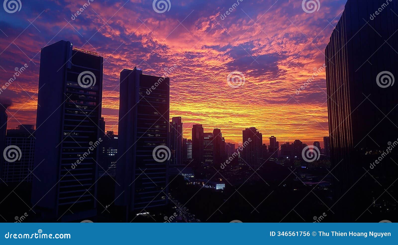 Nice Building Theme for Wallpaper Stock Photo - Image of violet, purple ...