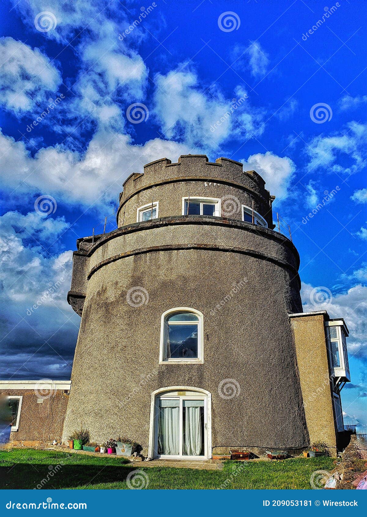 Nice buildings in Dublin stock image. Image of building - 209053181