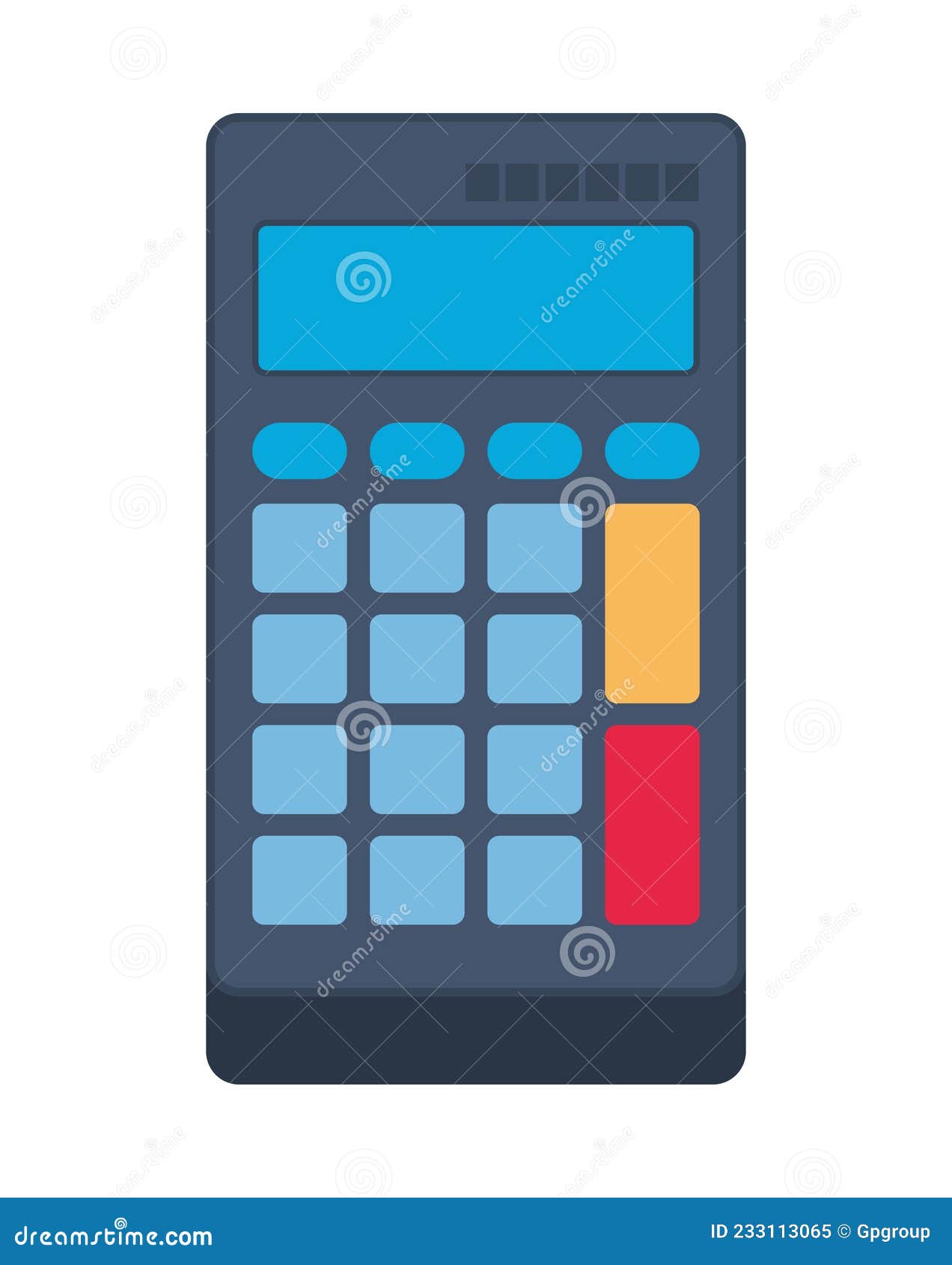 Nice Calculator Illustration Stock Vector - Illustration of design ...