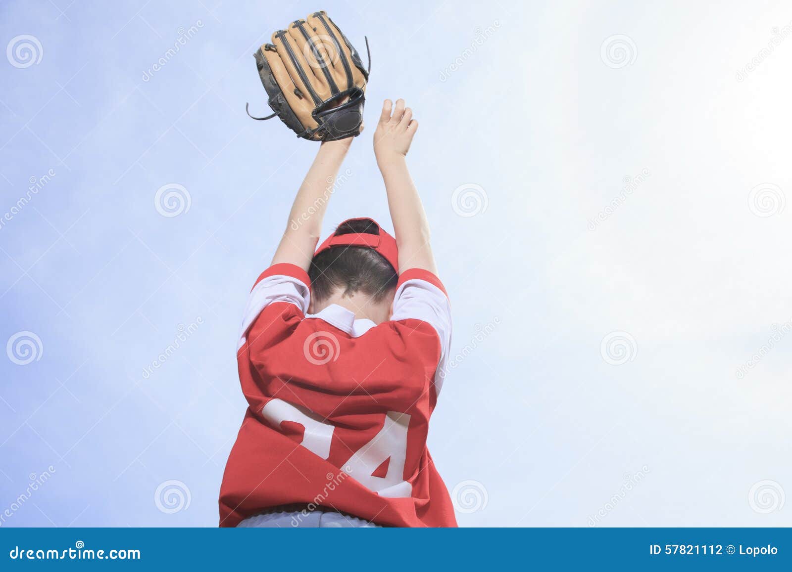 Nice Child Happy To Play Baseball Stock Photo - Image of caucasian ...