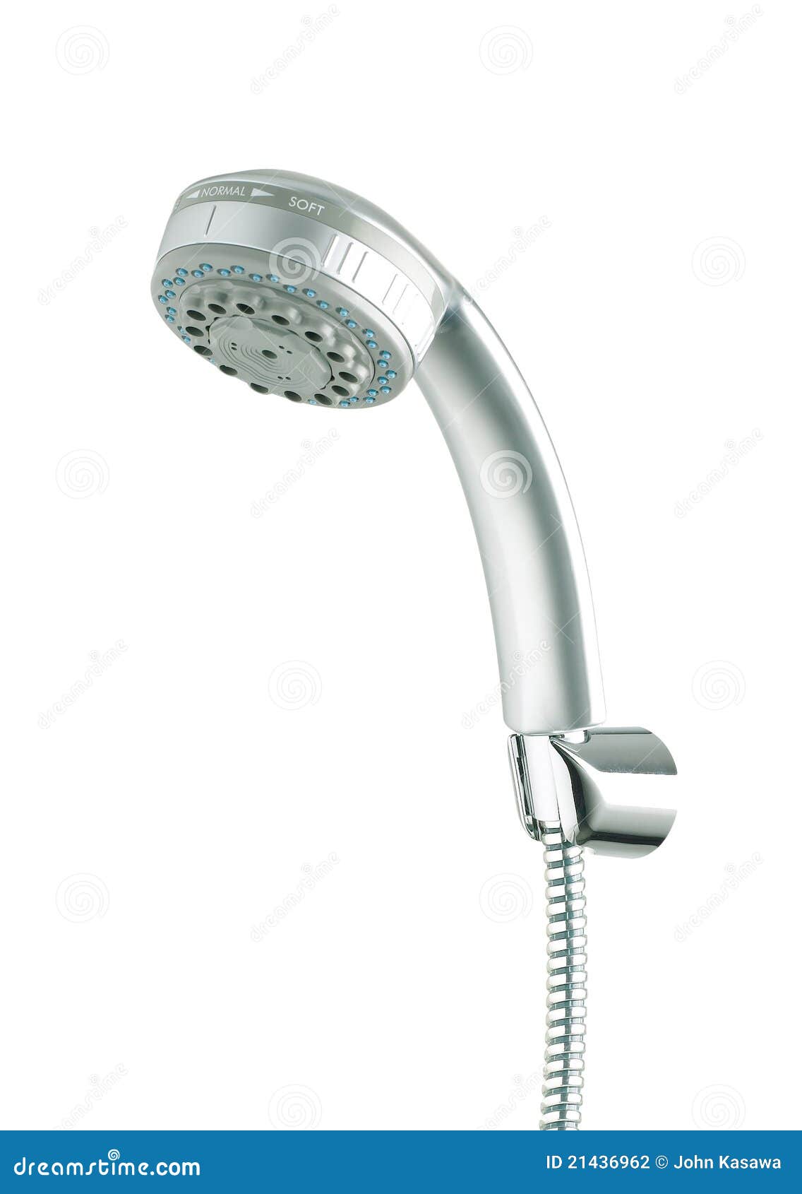 Nice chrome shower head stock photo. Image of bathroom - 21436962