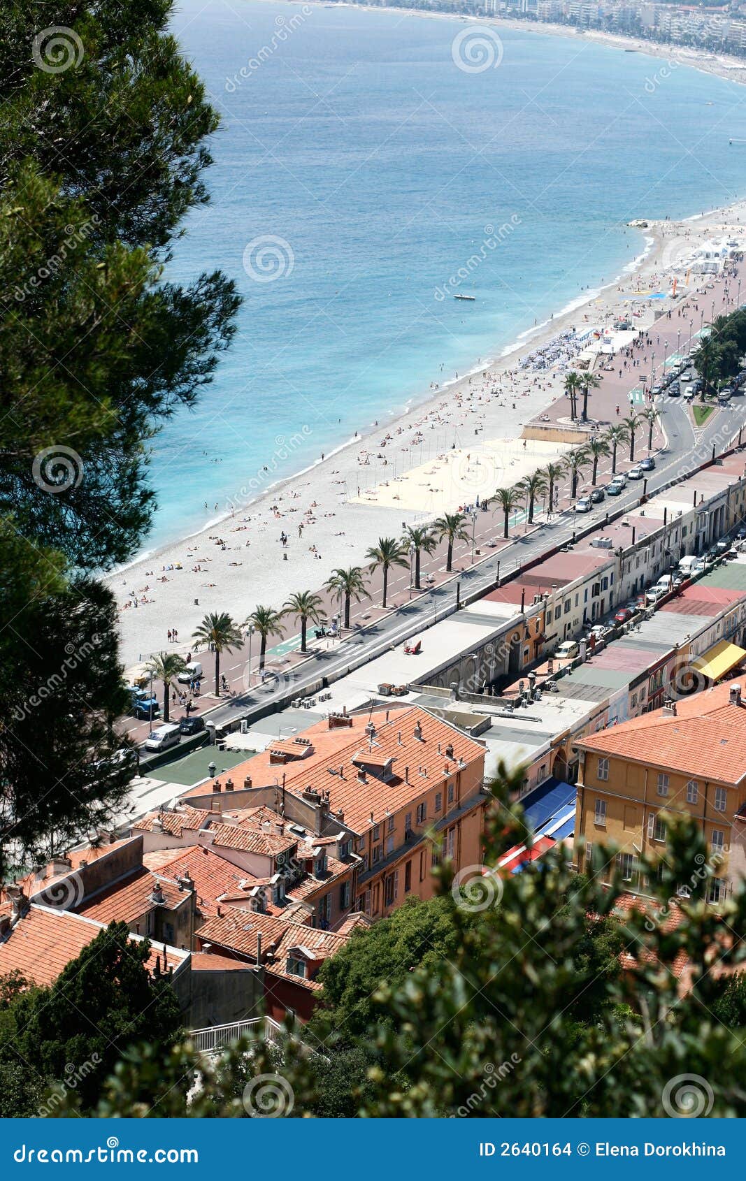 Nice, coastline stock photo. Image of building, destinati - 2640164