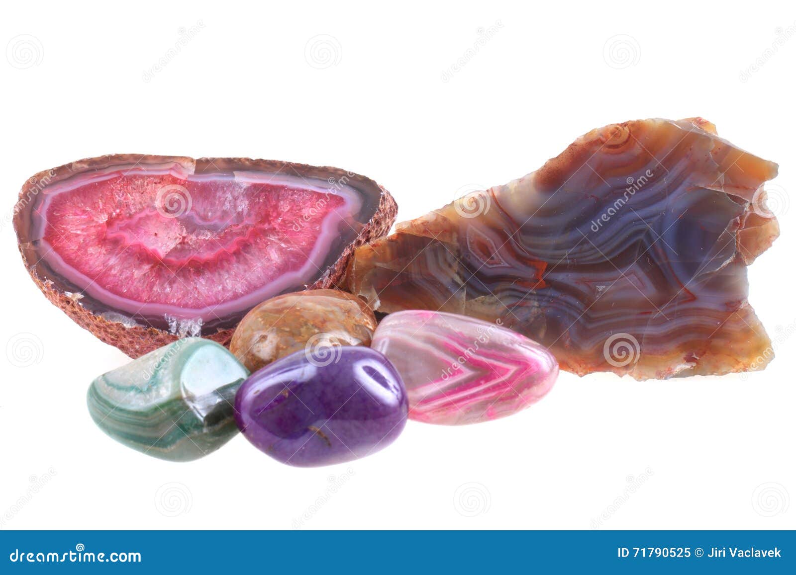 Nice color agates stock image. Image of abstract, jewelry - 71790525
