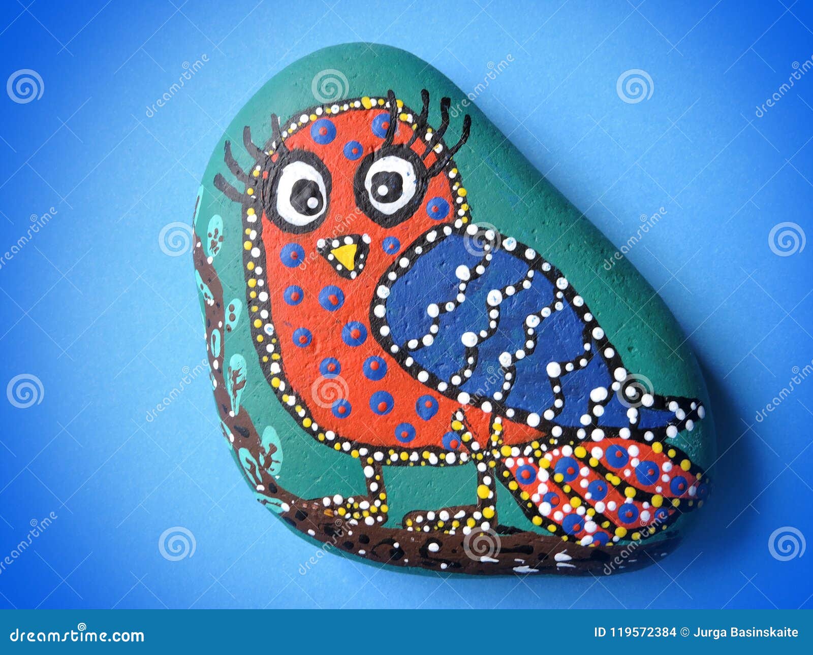 Bird Painted On Tombstone. Muslim Grave In An Islamic Cemetery ...