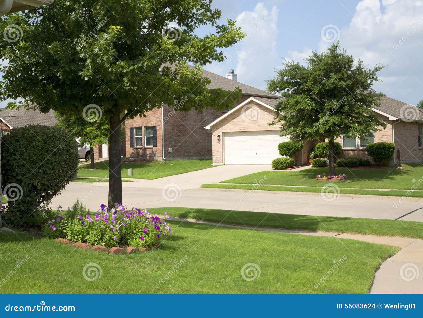 Nice community stock photo. Image of home, friendly, neighbor - 56083624