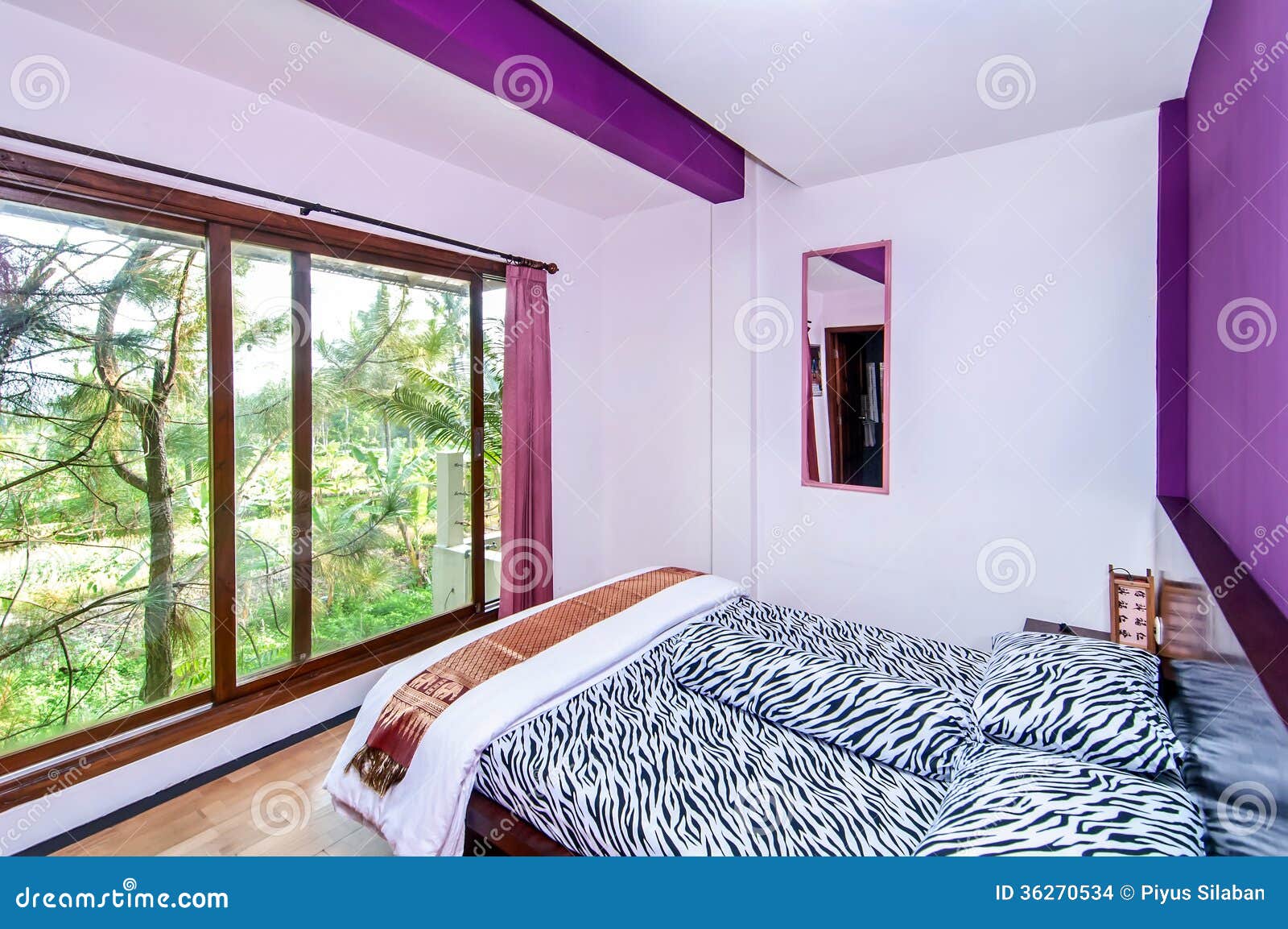 Nice and Cool Bedroom stock photo. Image of cushion, inside - 36270534