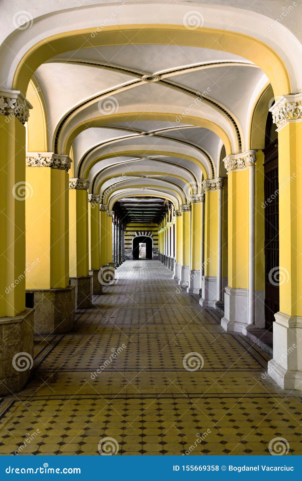 Supporting Pillars At The Gadjah Mada University Campus Mosque Royalty ...