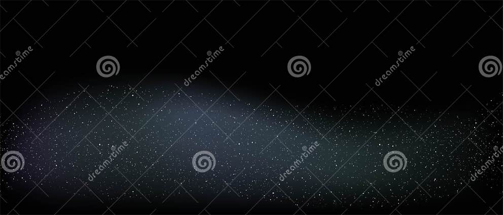 Nice Dark Background with Decorative Wavy Particles Stock Vector ...