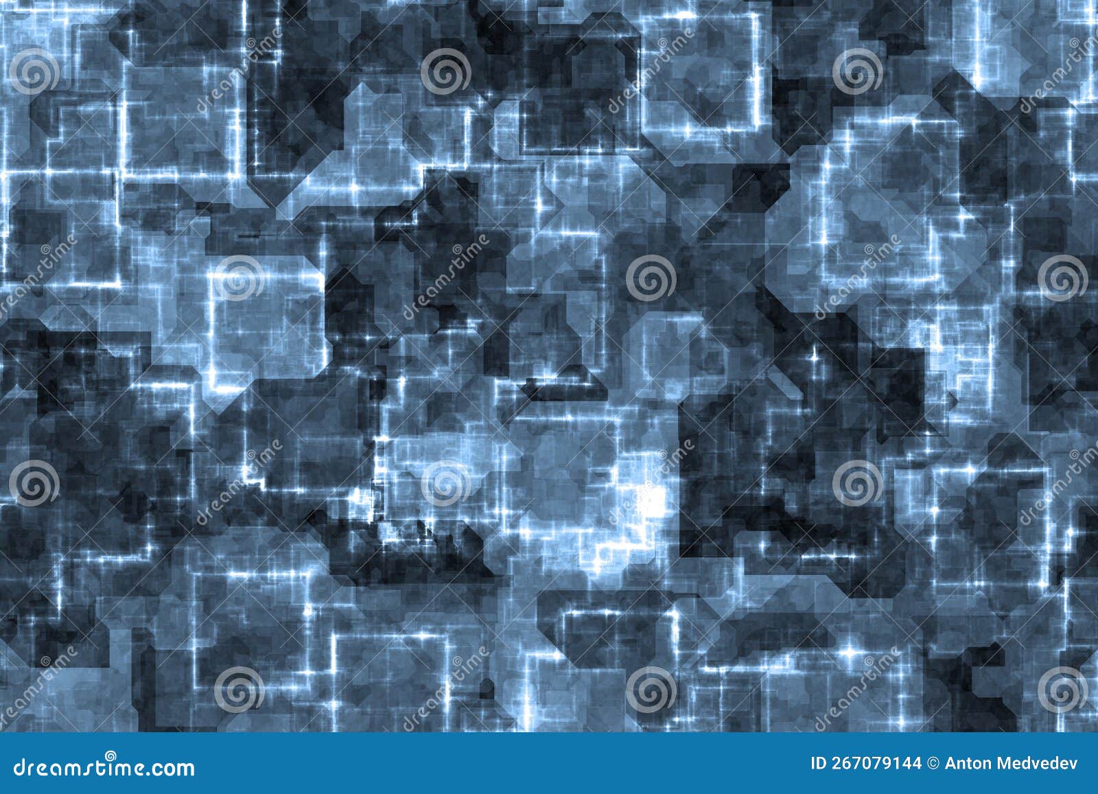 Creative Beautiful Blue Cybernetic Optic Shine Digital Graphics ...