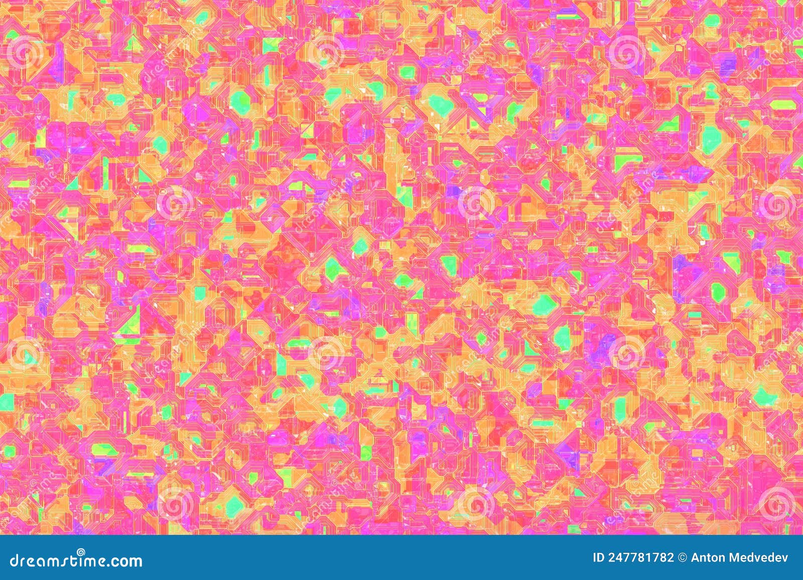 Nice Design Computer Multi Colored Toxic Acid Template Digitally Drawn ...