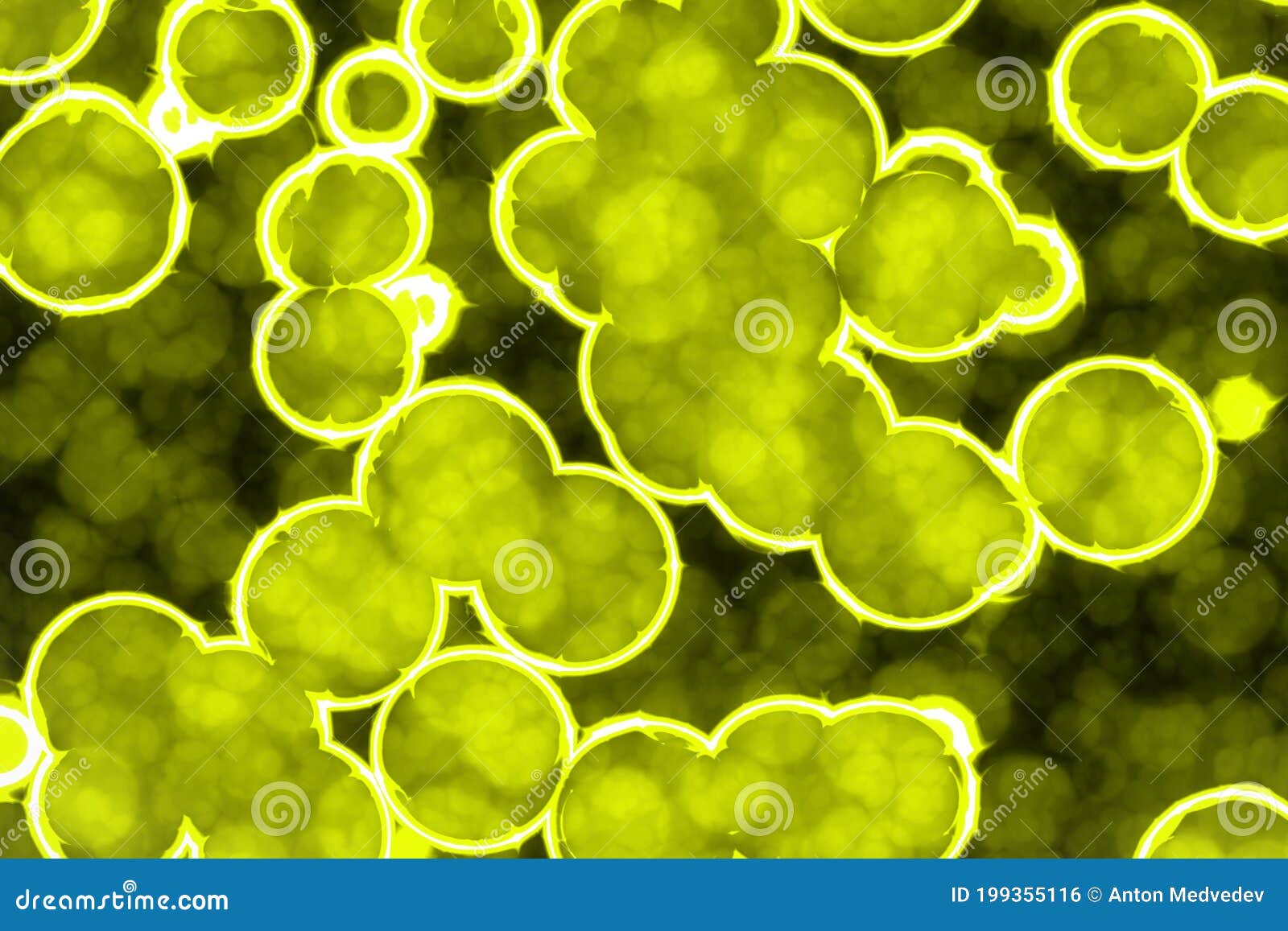 Nice Design Yellow Colorful Bio Fluorescent Lights Template Computer ...