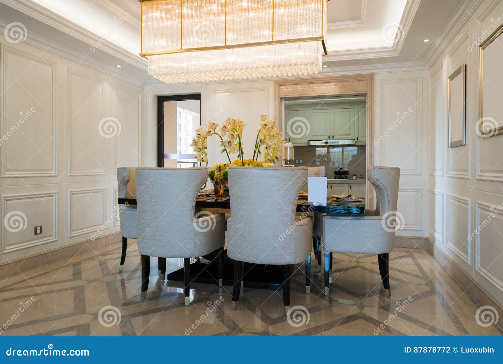 Nice dining room stock photo. Image of chair, furniture - 87878772
