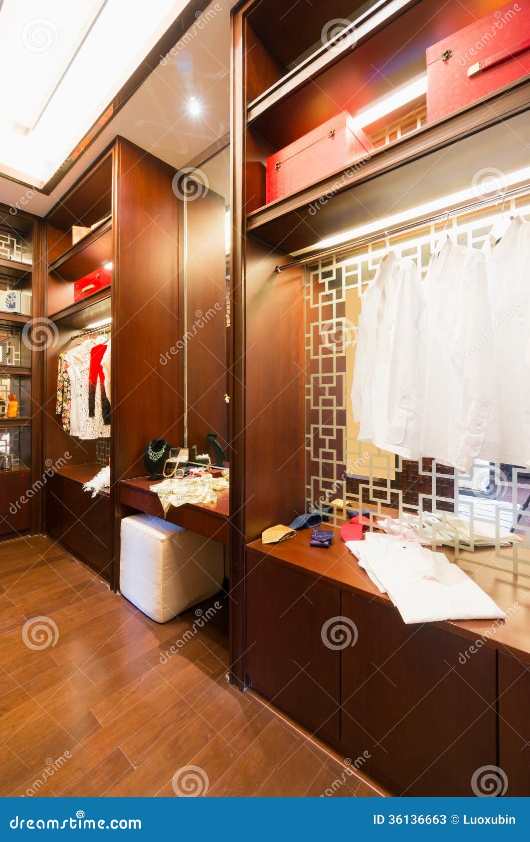 Nice dressing room stock image. Image of closet, floor - 36136663