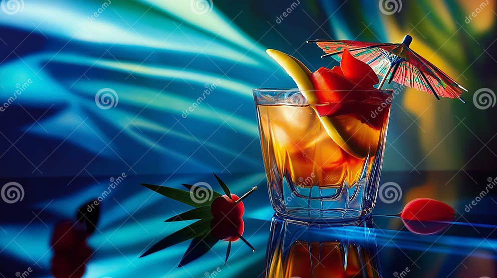Nice Drinks for Theme with Colors Stock Photo - Image of alcohol, food ...