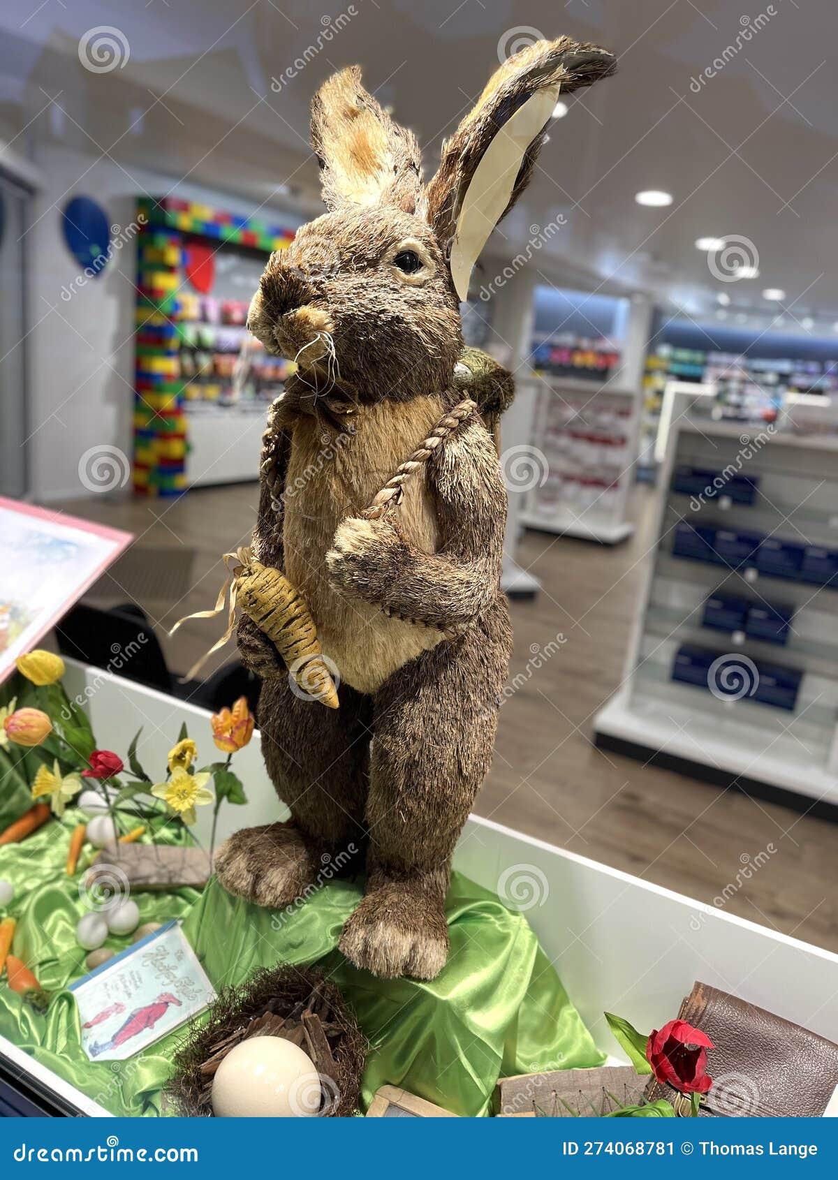 A Nice Easter Bunny As Part of Easter Decorations Stock Image - Image ...