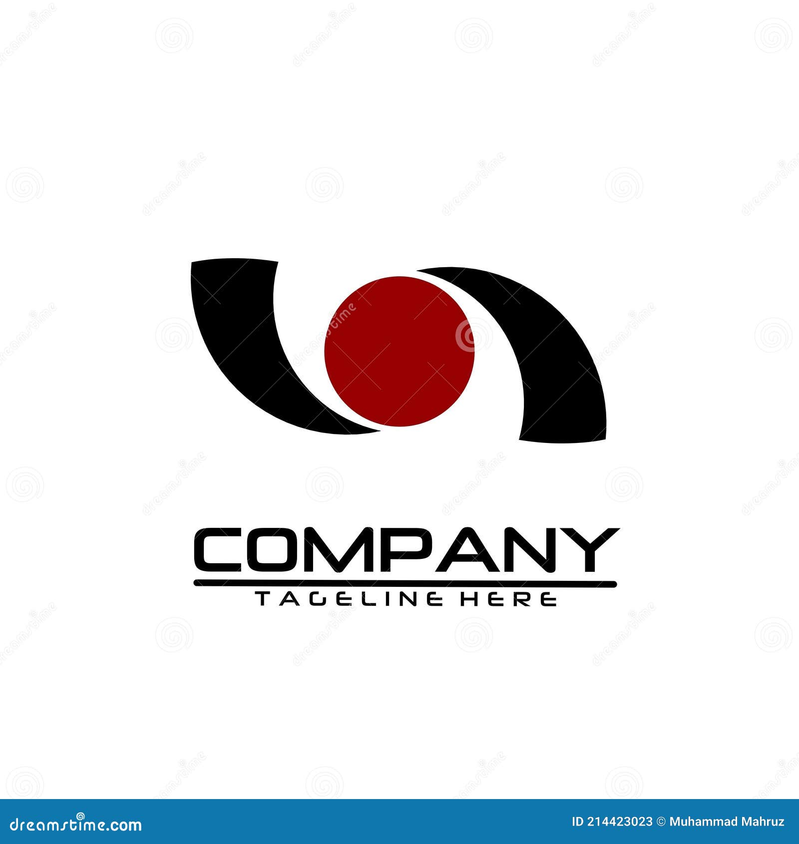 Nice and Elegant Simple Company Logo Stock Illustration - Illustration ...