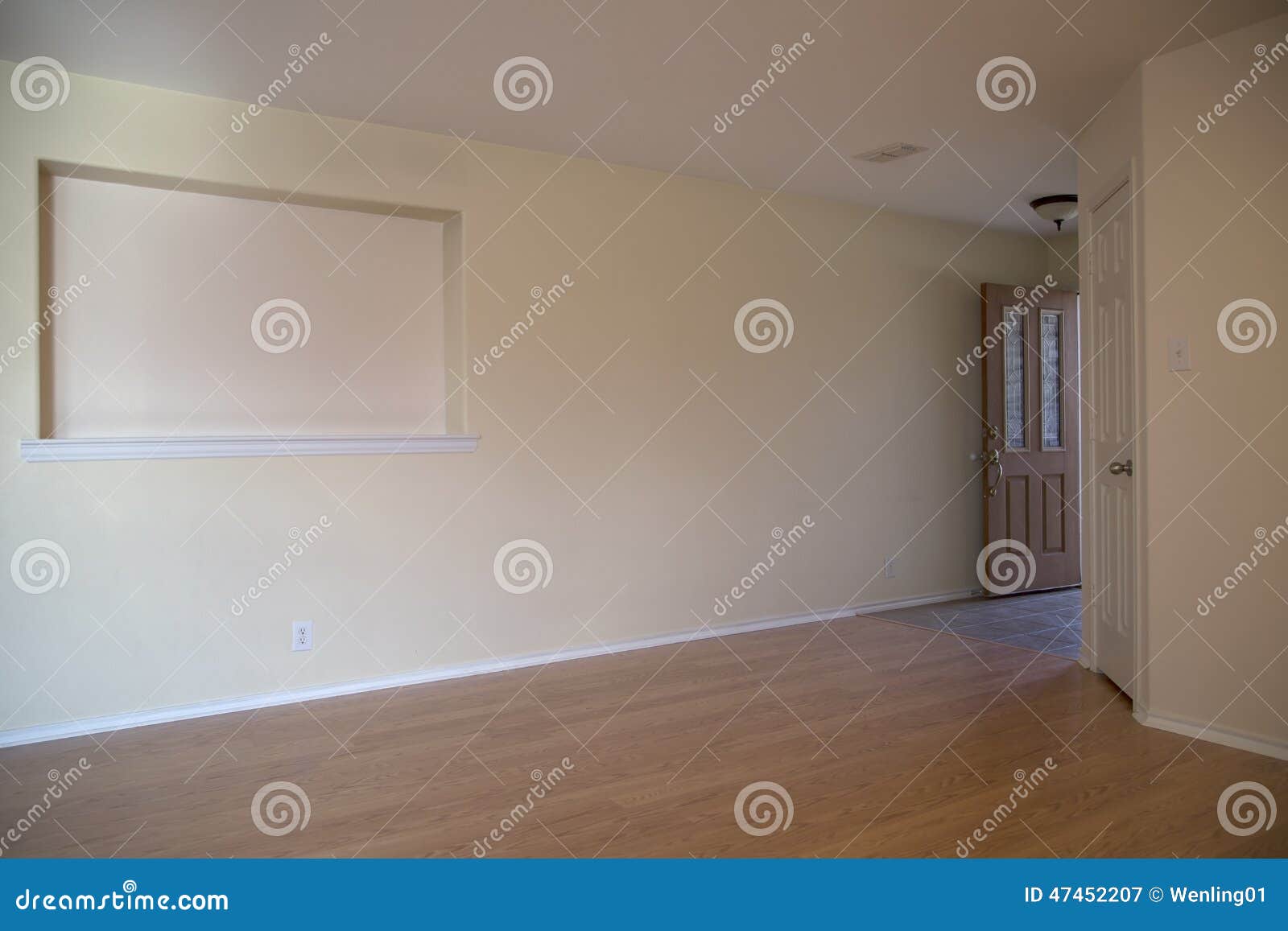 An nice empty house stock image. Image of home, building - 47452207