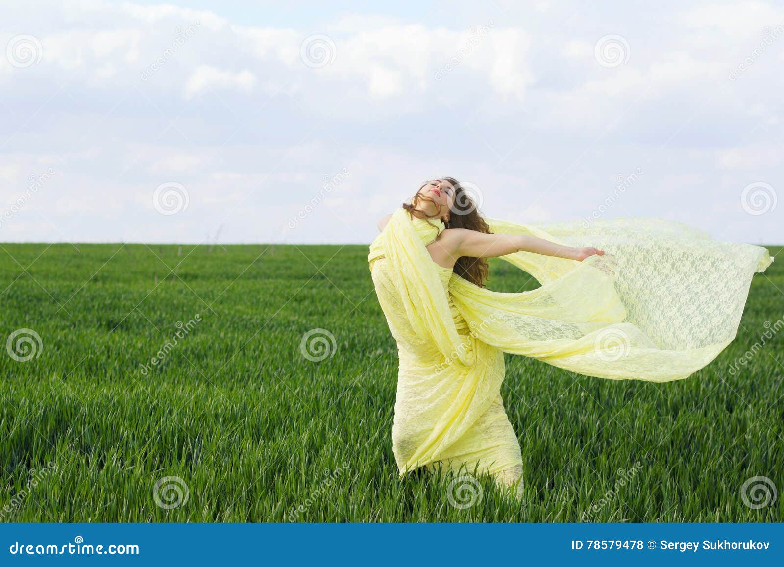 Nice Expressive Young Woman Stock Photo - Image of female, beautiful ...