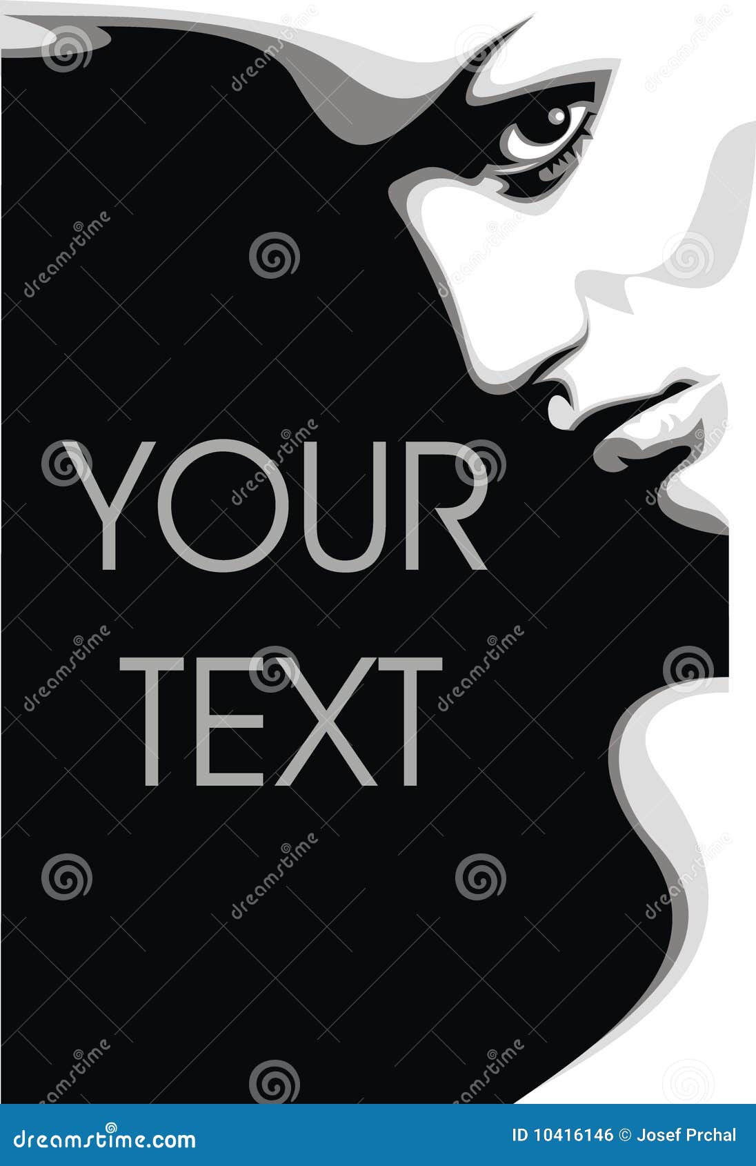 Nice face background stock vector. Illustration of easy - 10416146